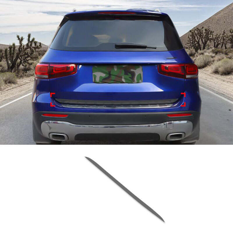 For Benz GLB W247 2020-2023 Black Titanium Tail Door Trunk Lid Strip ...