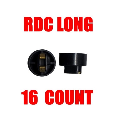 RDC Adapter 3/4" Long, 2 Per Lamp, From F71 Bipin to F73 RDC, 16 COUNT ...