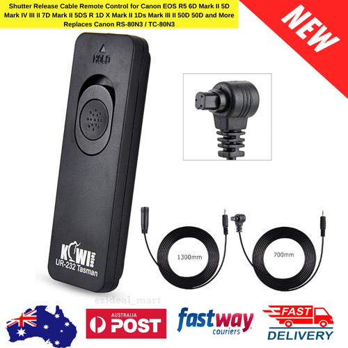 Shutter Release Cable Remote Control for Canon EOS R5 6D Mark II 5D ...