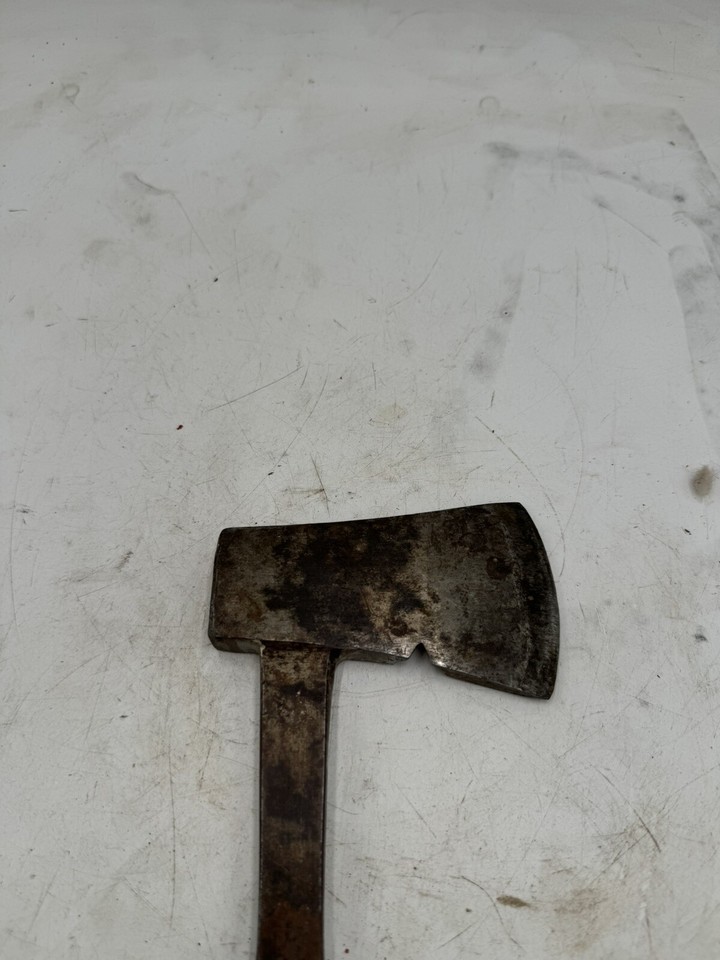 Vintage WFS Drop Forged Hatchet Axe wood handle | eBay