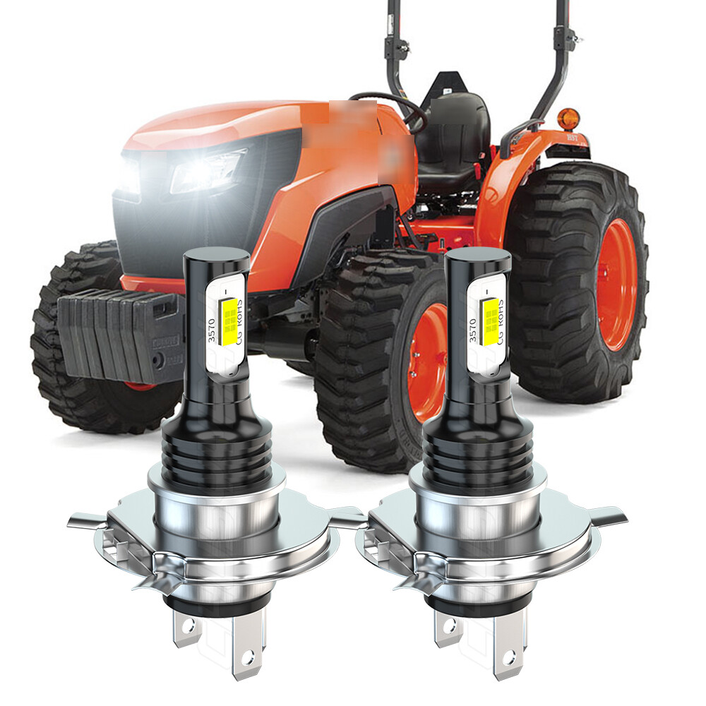 2 Super Bright LED light bulbs for a Kubota M L MX tractors headlamp ...