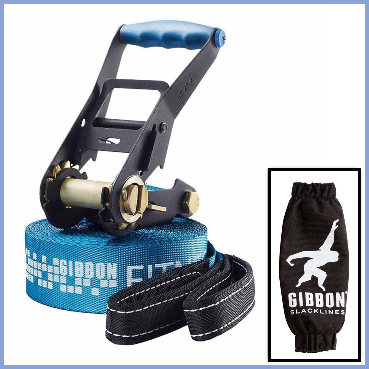 Gibbon Slackline Setup