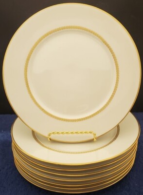 Set of 8 Furstenberg Golden Laurel Salad Plates LK | eBay