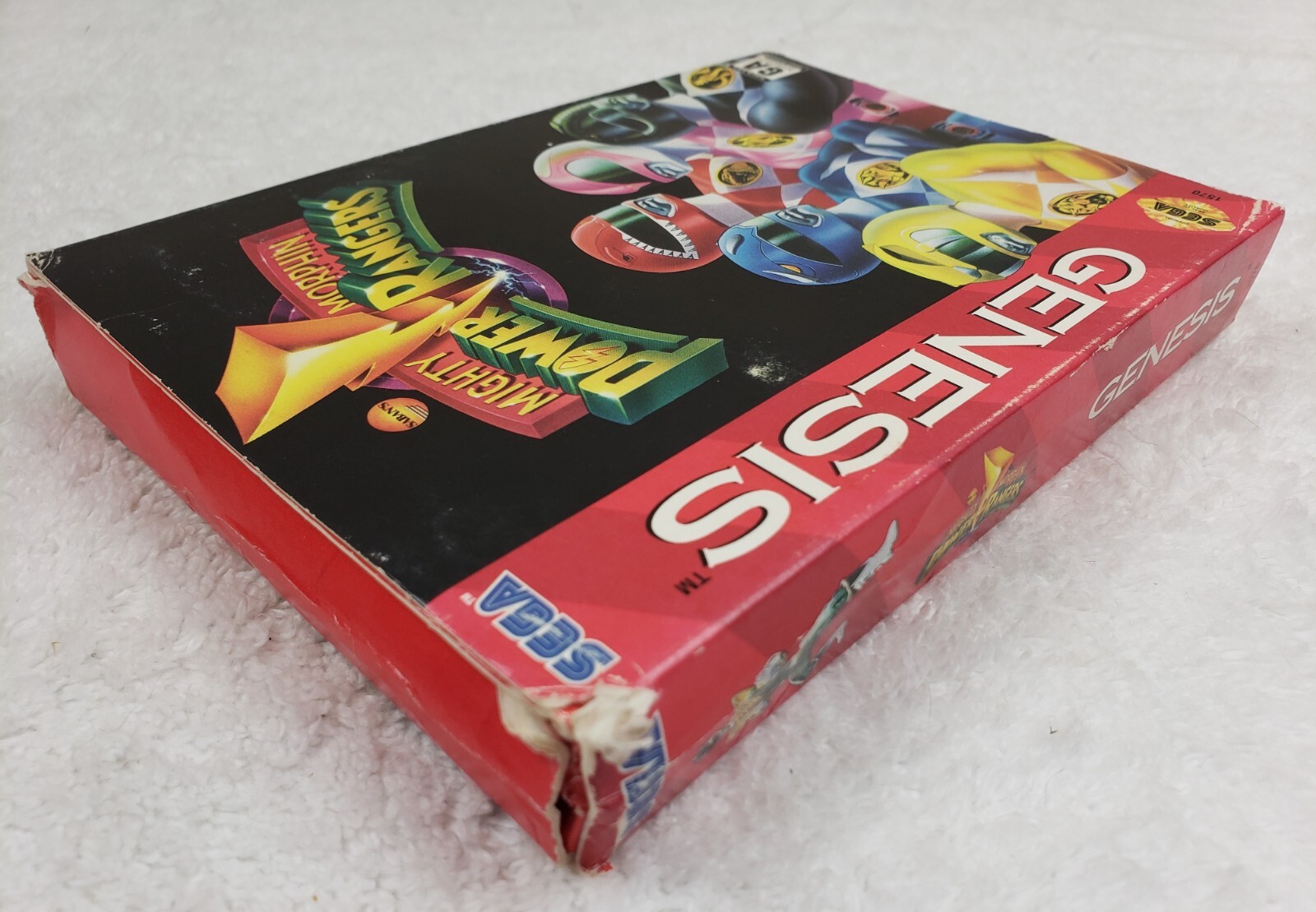 Mighty Morphin Power Rangers (Sega Genesis, 1994) COMPLETE 10086015706 ...