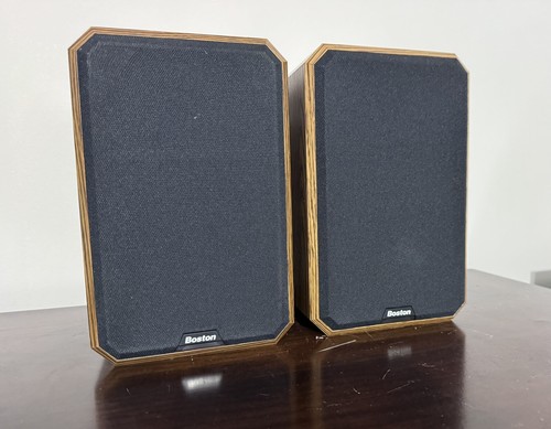 BOSTON ACOUSTICS HD5 Bookshelf Speakers Set Wood Grain | eBay