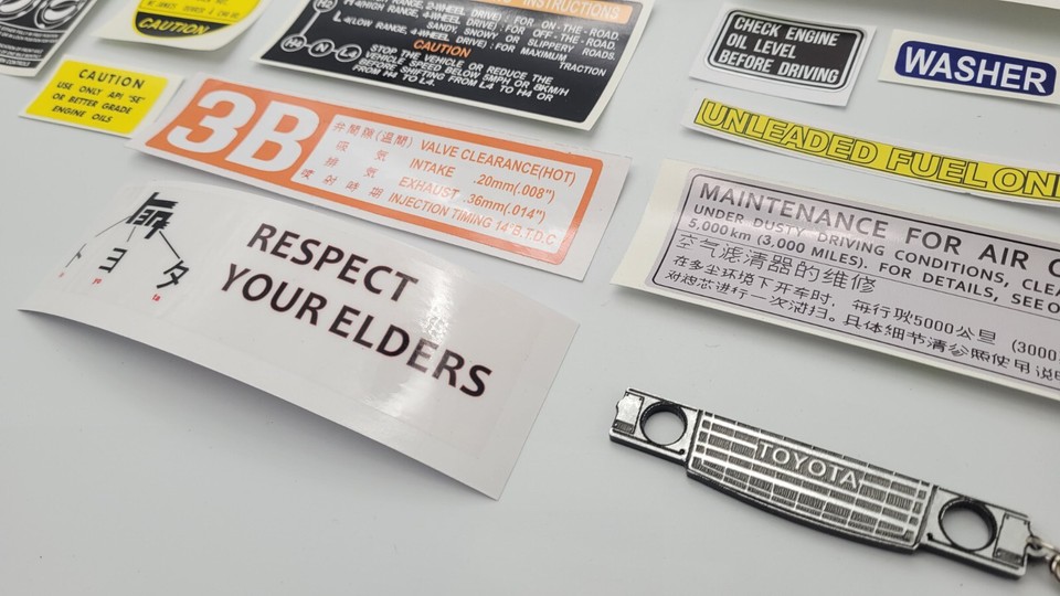 Fits Toyota Land Cruiser 1981-1990 FJ62 Emblem and decals set 3m Tape ...