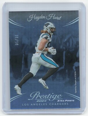 Hayden Hurst 2024 Panini Prestige Platinum Xtra Points #168 Los Angeles ...