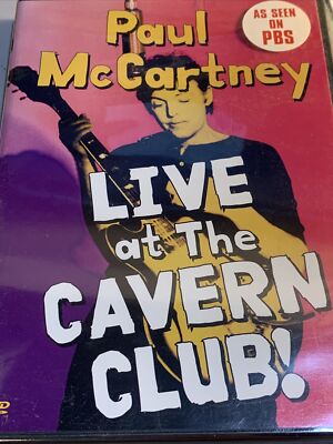 RARE - Paul McCartney Live At The Cavern Club! DVD- NEW & SEALED ...