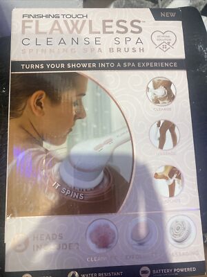 Finishing Touch Flawless Cleanse Spa Spinning Spa Brush 3 Heads NEW | eBay