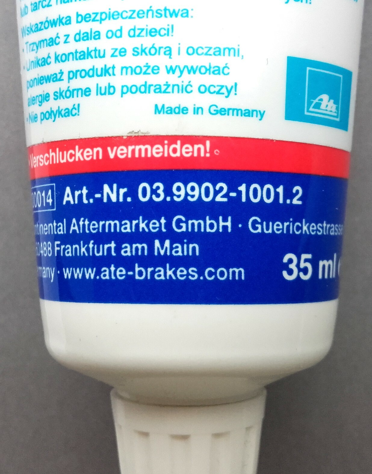 ATE 03.9902-1001.2 Brake Montage Lubricant 35ml | eBay UK