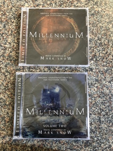 BRAND NEW Millennium Cds Volumes 1 & 2 Music by Mark Snow Limited Edition | eBay
