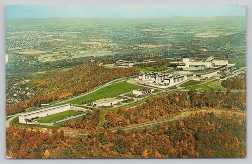 Bethlehem Pennsylvania, Bethlehem Steel Plant & Lab Aerial View Vintage ...