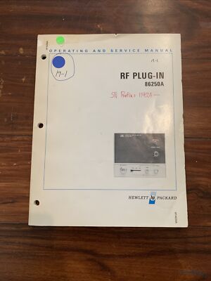 Manuals & Books - Rf Plug-In