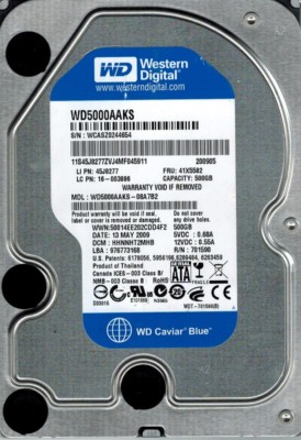 Western Digital WD5000AAKS-08A7B2 500GB DCM: HHNNHT2MHB WCASZ | eBay
