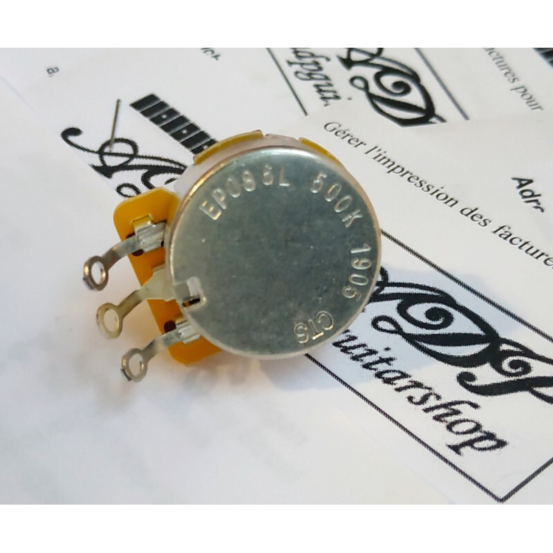 Potentiometer Pot Left-Handed CTS 500 Ko Audio Ax 6mm Split Shaft Lefty ...