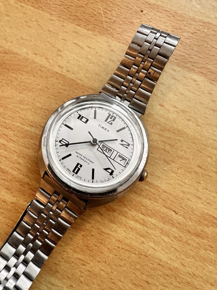 Vintage Timex Automatic 47952 Day Date Watch Available Worldwide | eBay UK