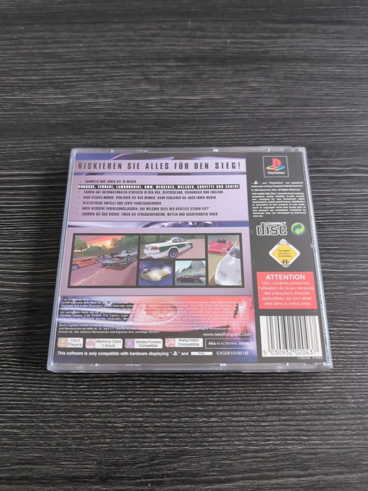 Need For Speed Brennender Asphalt Sony Playstation 1 / PS1 | eBay.de
