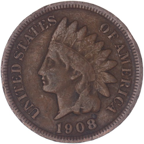 1908 (P) Indian Head Cent Fine Penny FN See Pics X815 | eBay