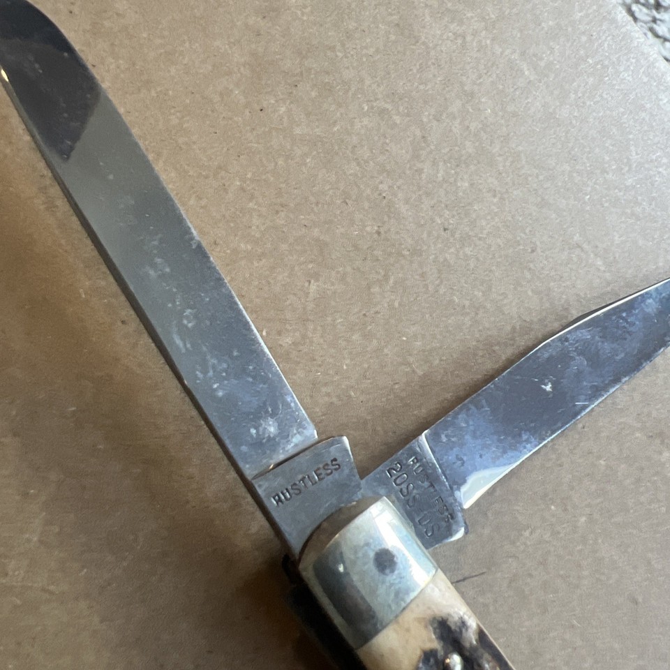 Vintage CARL SCHLIEPER STAG Knife NOS Solingen Germany Surgical Steel ...