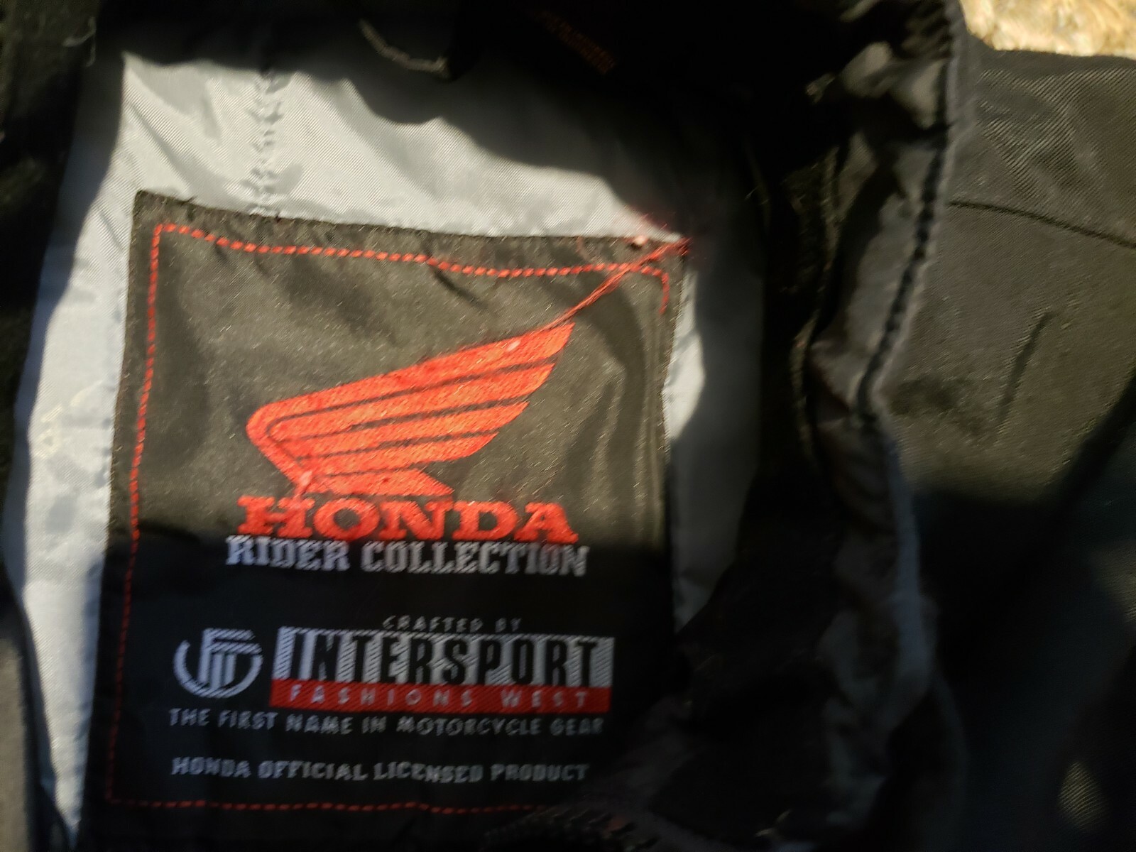 Men's Honda Rider Collection Intersport Motorcycle Racing Jacket small ...