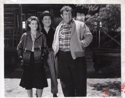 Leo Carrillo, Andy Devine, Marjorie Lord "Timber!" vintage movie still ...