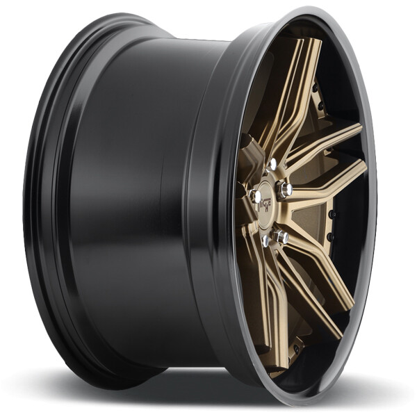 (Set of 4) Staggered Niche M195 Methos 20" 5x114.3 Bronze/Black Wheels ...
