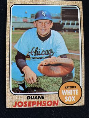 1968 Topps Baseball Card #329 Duane Josephson Chicago White Sox ExNm ...