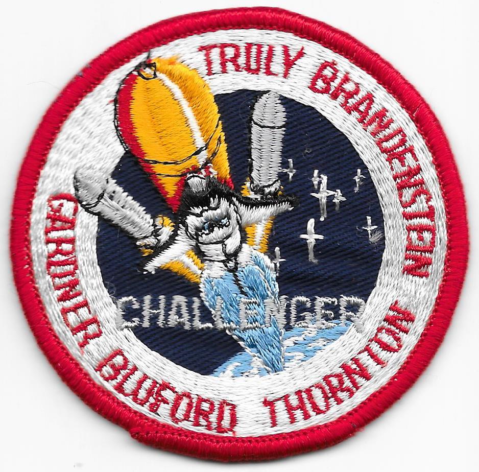 Challenger Mission Patch NASA The National Aeronautics and Space ...
