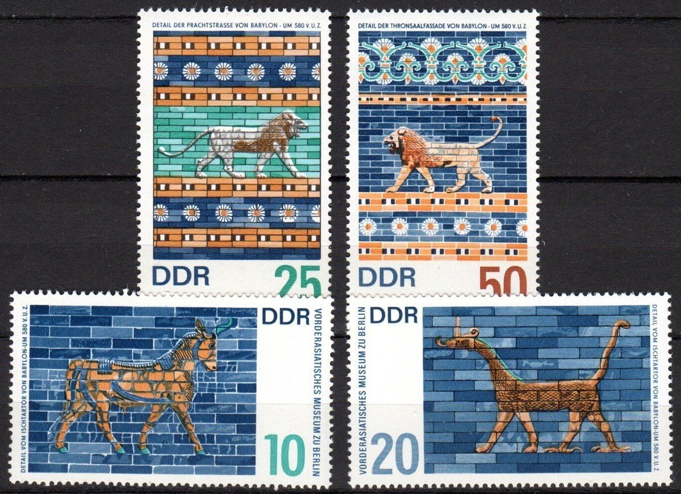 DDR Germany Stamps 1966 ☀ Babylon art - Mi. 1229-32 ☀ MNH** | eBay