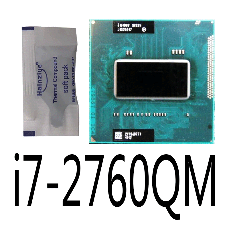Intel Quad-Core i7-2760QM SR02W 2.4Ghz PGA988 Socket G2 CPU Processor ...
