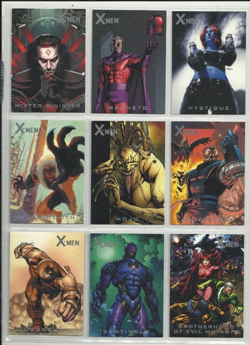 2009 X-Men Archives (Rittenhouse) NEMESIS "Complete Set" of 9 Cards (N1 ...