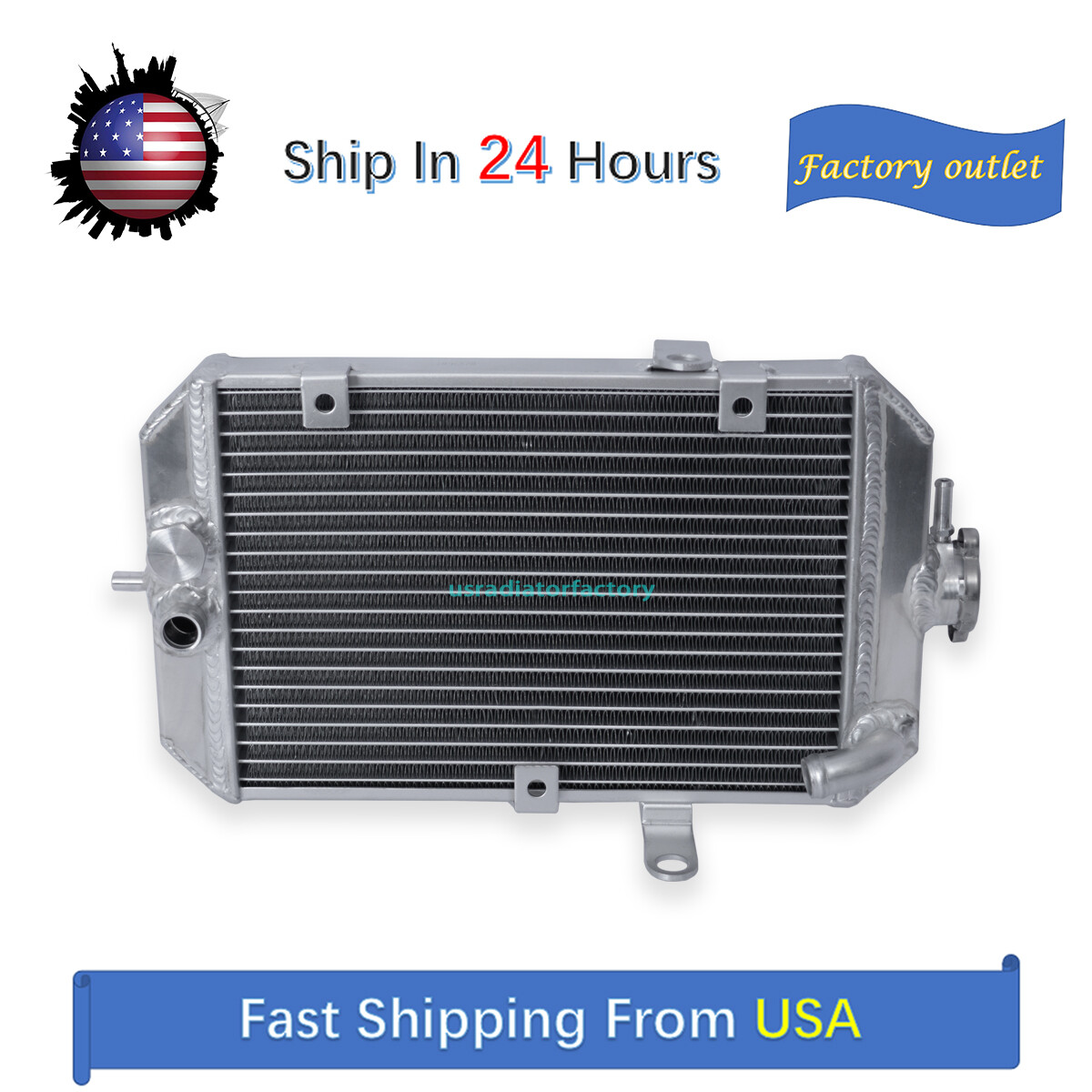 All Aluminum Radiator For Yamaha 2001-2005 Raptor 660R YFM660R 2004 ...