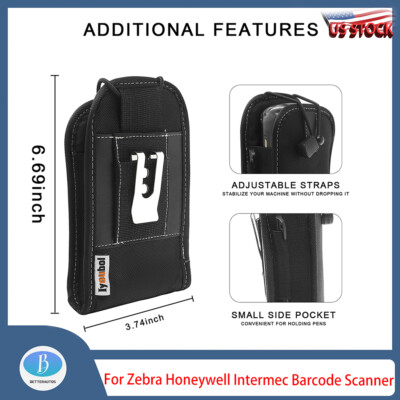 Scanner Holster with Belt Clip bag For Zebra Honeywell Intermec Barcode ...