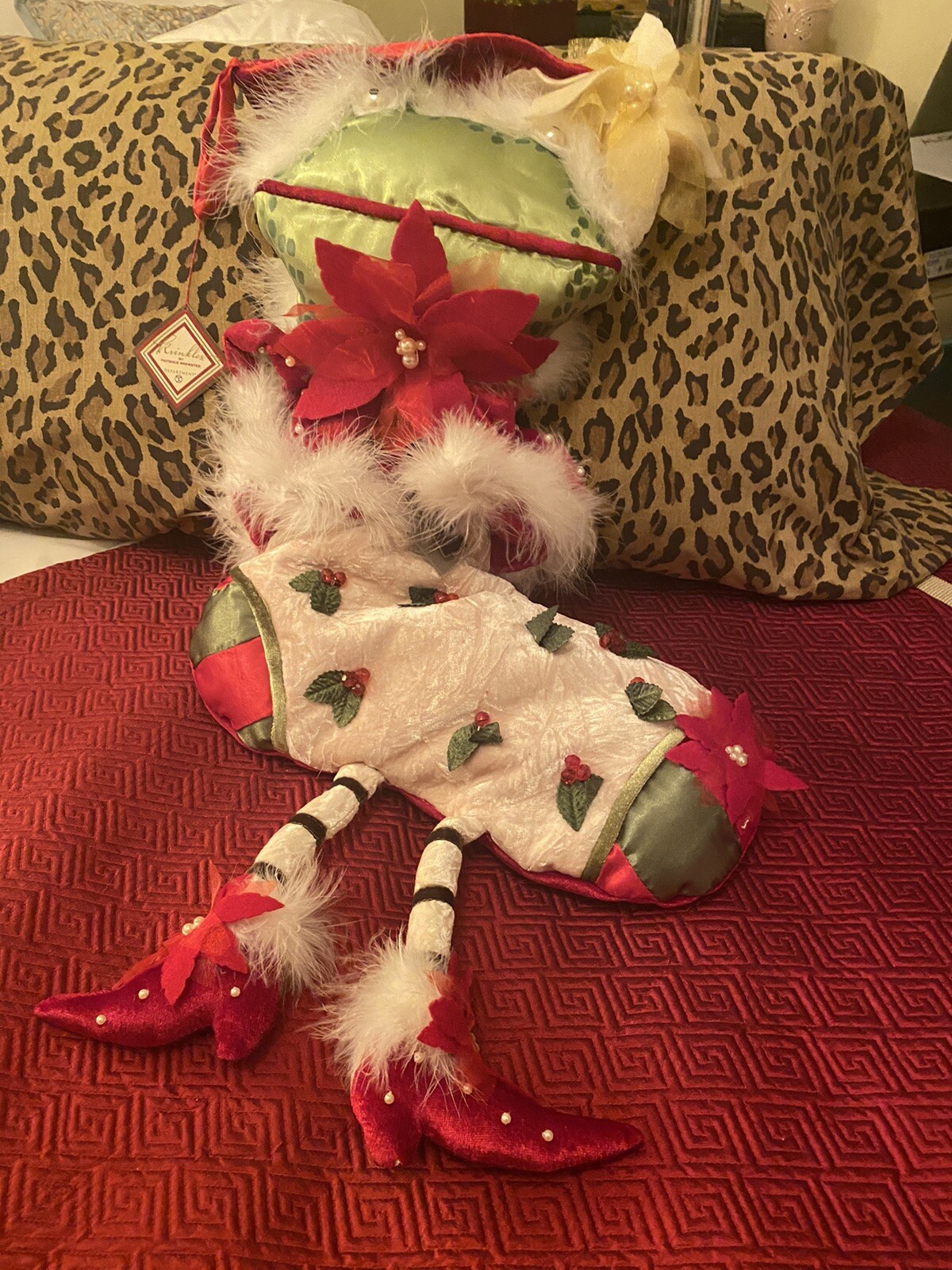 RARE Dept 56 Patience Brewster Krinkles Large Frog Prince Stocking | eBay