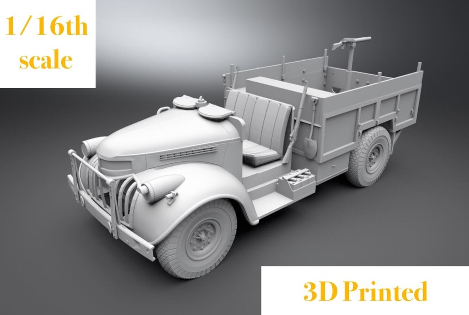 1/16 scale ww2 LRDG truck 3d printed kit | eBay UK