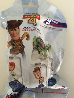 LOT OF (4) DOMEZ DISNEY PIXAR TOY STORY 4 SERIES 1 RANDOM BLIND PACKS ...