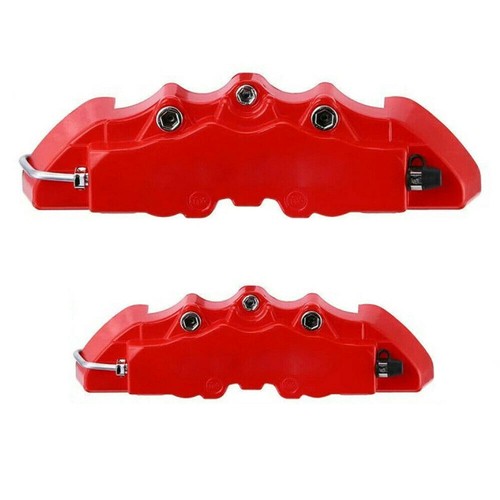 4PCS 3D Style Red M+L Car Disc Brake Caliper Cover Front & Rear Kits ...