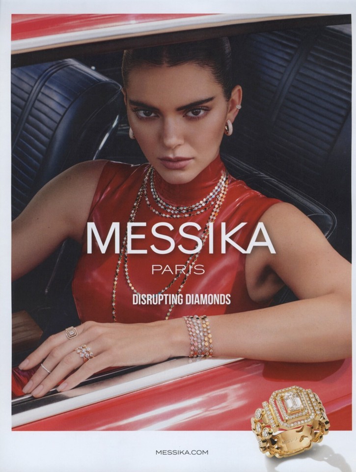 MESSIKA Kendall Jenner - Magazine 2 Page Print AD - Luxury Jewellery ...