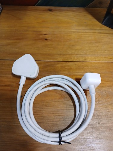 Genuine Apple Macbook Power Mains Lead Cable Extension UK Plug | eBay