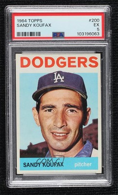 1964 Topps Sandy Koufax #200 PSA 5 HOF | eBay