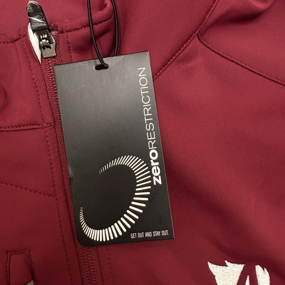 Zero Restriction Quarter Zip Pullover Mens XL Red Tour Series Z500 L330 ...