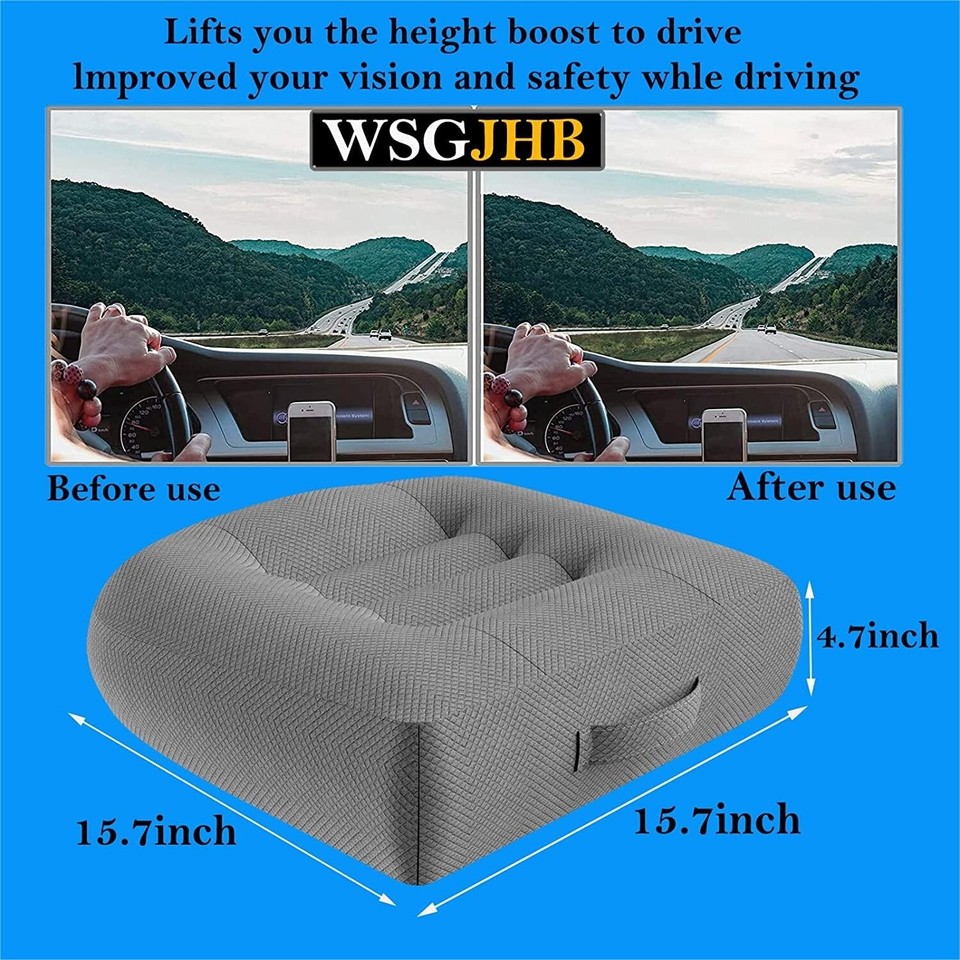 Adult Booster Seat Cushion, Car Seat Cushions for Short People/thick ...