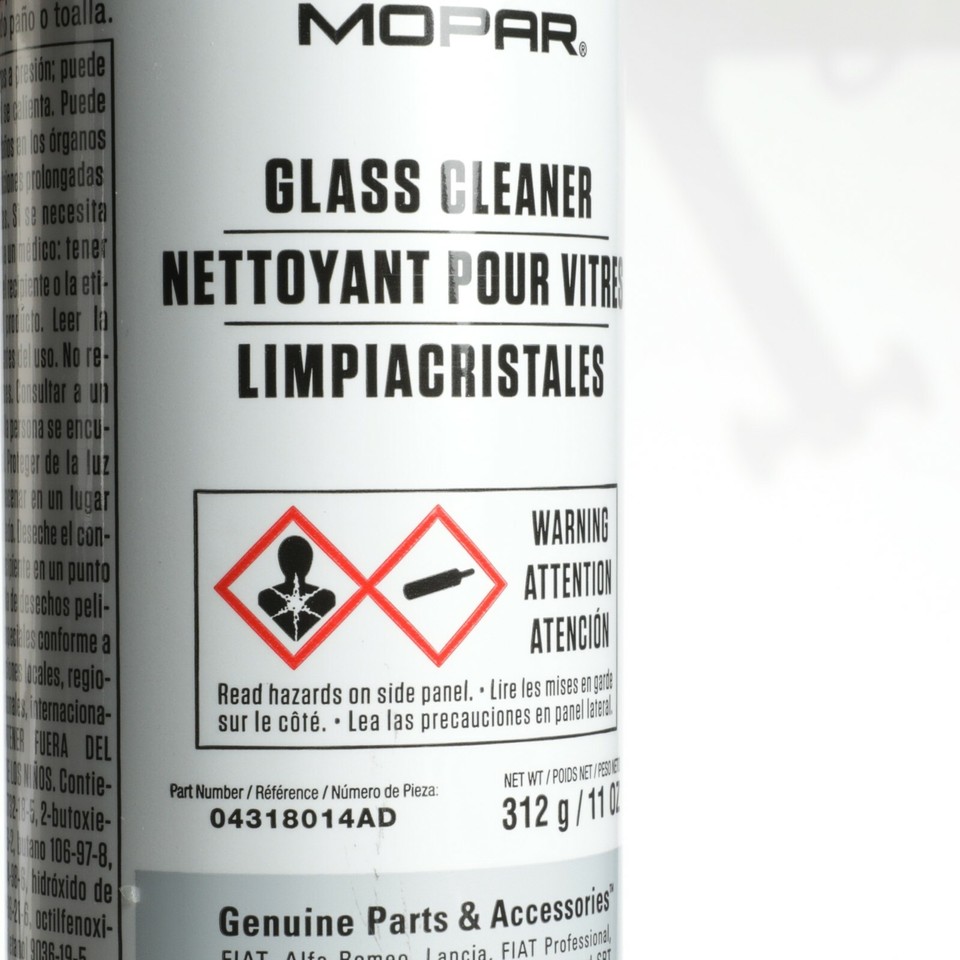 JEEP DODGE CHRYSLR RAM FIAT GLASS CLEANER OEM NEW MOPAR 11 OZ SPRAY CAN ...