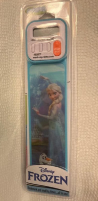 Mark-My-Time Disney Frozen Elsa & Anna Holographic Bookmark and Timer ...