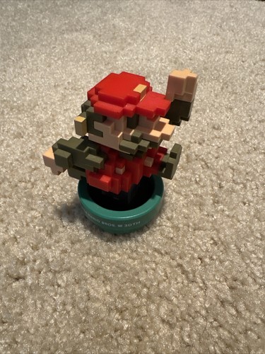 Nintendo 8 Bit Super Mario Bros Amiibo Figure 30th Anniversary Brown ...