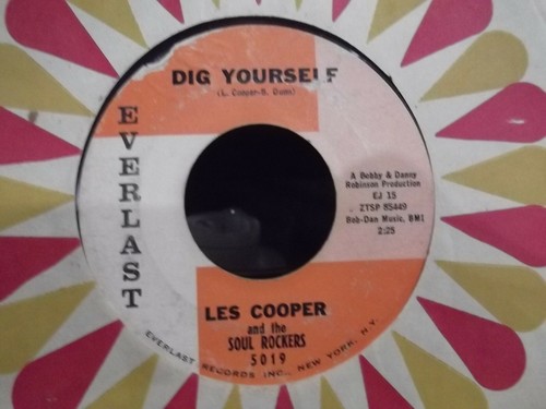45@LES COOPER & THE SOUL ROCKERS WIGGLE/WOBBLE/DIG YOURSELF ON EVERLAST ...