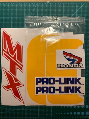 Honda MTX 125 85 Red Stickers Decals | eBay