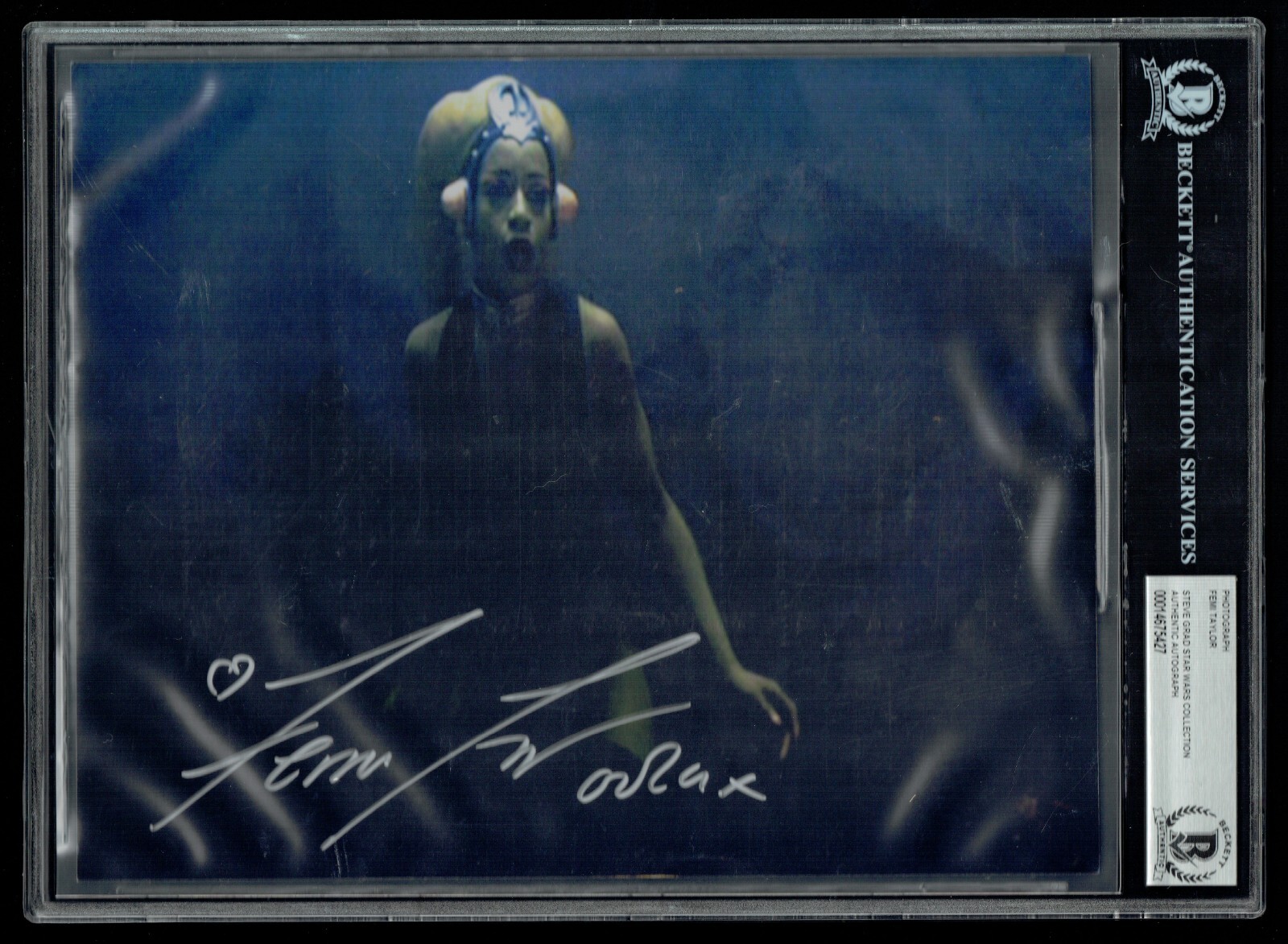 Femi Taylor Twi'lek Slave Dancer Oola signed autograph 8x10 STAR WARS ...