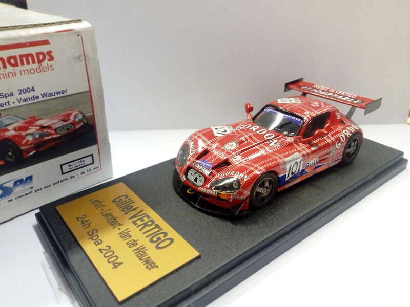 Francorchamps FMMC-076 Gillet Vertigo Spa 2004 #101 Lefort-Lambert ...