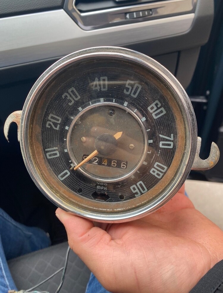 Vintage Speedometer Volkswagen Beatle 111957023E, fits 1963 through ...